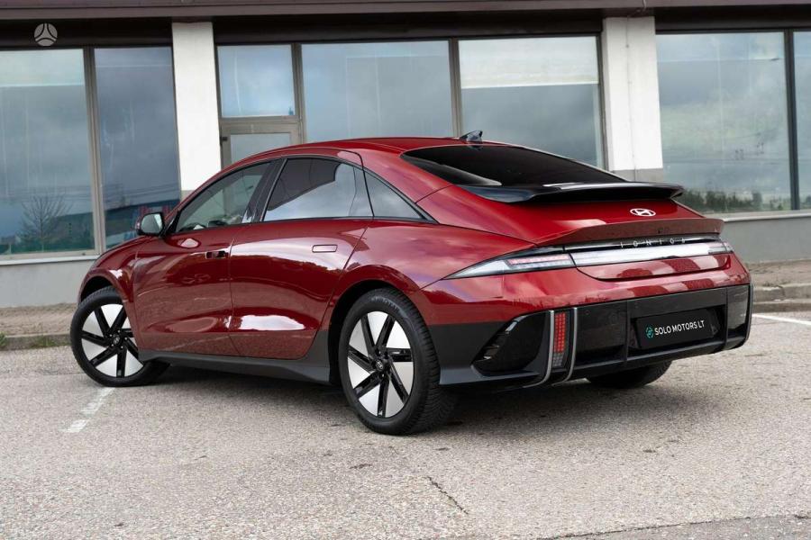 Sarkans Hyundai IONIQ 6 2024 Viļņa, ar dzinēja tilpumu 0.00 L un nobraukumu 47 tūkst. km par 29950 €, foto 5 vietnē AUTOMOTO.COM.LV