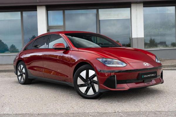 Red Hyundai IONIQ 6 2024 in Vilnius, with an engine capacity of 0.00 L and mileage of 47 thousand km for 29950 €, photo 8 on AUTOMOTO.COM.LV