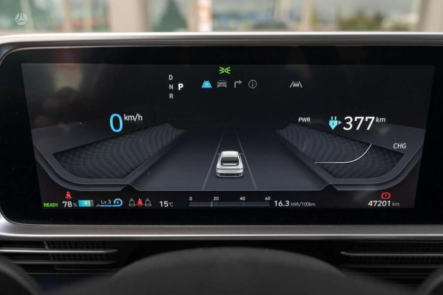 Sarkans Hyundai IONIQ 6 2024 Viļņa, ar dzinēja tilpumu 0.00 L un nobraukumu 47 tūkst. km par 29950 €, foto 19 vietnē AUTOMOTO.COM.LV