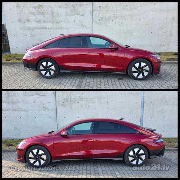 Sarkans Hyundai IONIQ 6 2023 Viljandi, ar dzinēja tilpumu 0.00 L un nobraukumu 12 tūkst. km par 29999 €, foto 5 vietnē AUTOMOTO.COM.LV