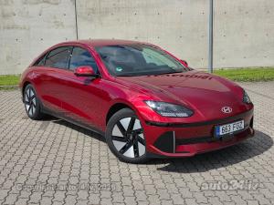 Red Hyundai IONIQ 6 2023 in Viljandi, with an engine capacity of 0.00 L and mileage of 12 thousand km for 28999 €, photo  on AUTOMOTO.COM.LV