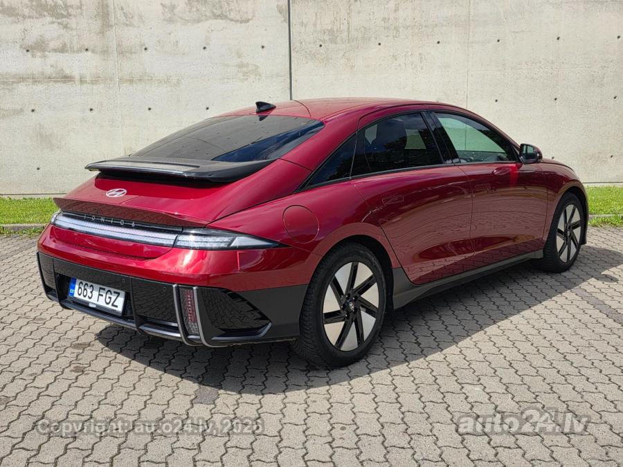Sarkans Hyundai IONIQ 6 2023 Viljandi, ar dzinēja tilpumu 0.00 L un nobraukumu 12 tūkst. km par 28999 €, foto 4 vietnē AUTOMOTO.COM.LV