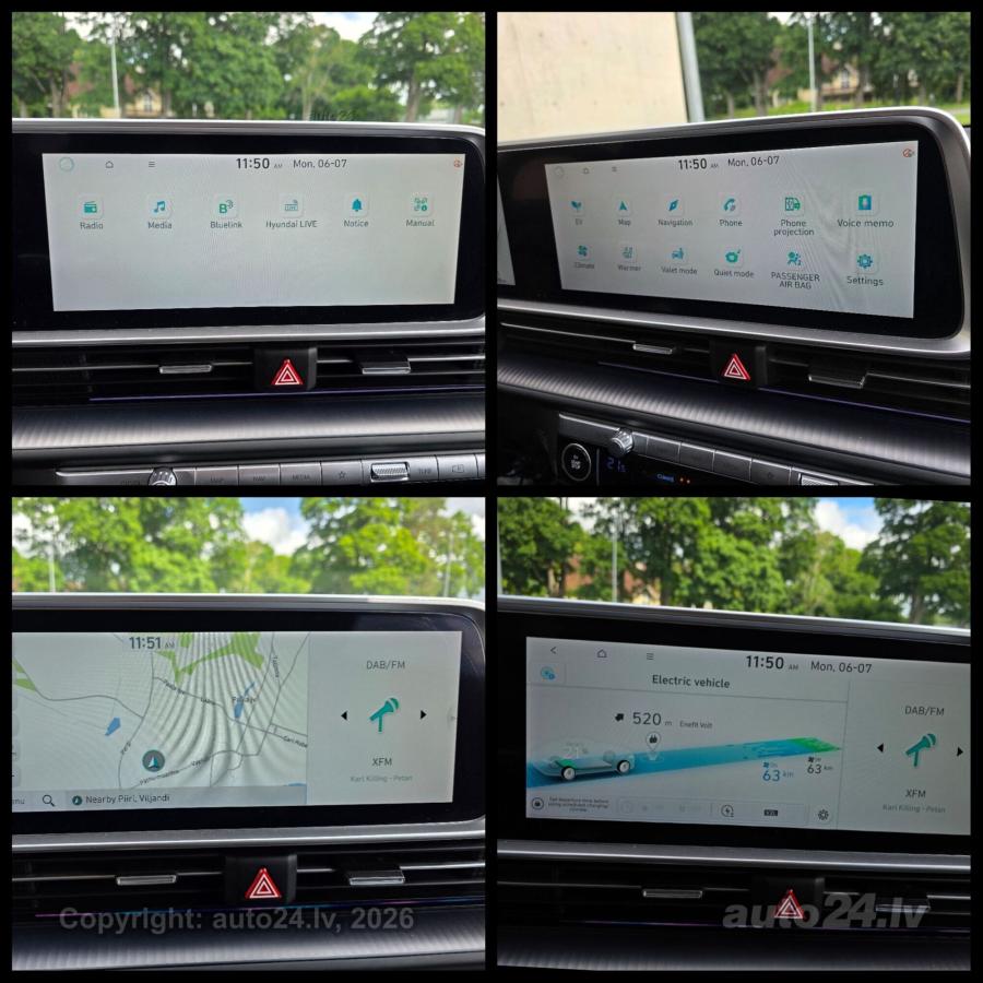 Sarkans Hyundai IONIQ 6 2023 Viljandi, ar dzinēja tilpumu 0.00 L un nobraukumu 12 tūkst. km par 28999 €, foto 21 vietnē AUTOMOTO.COM.LV
