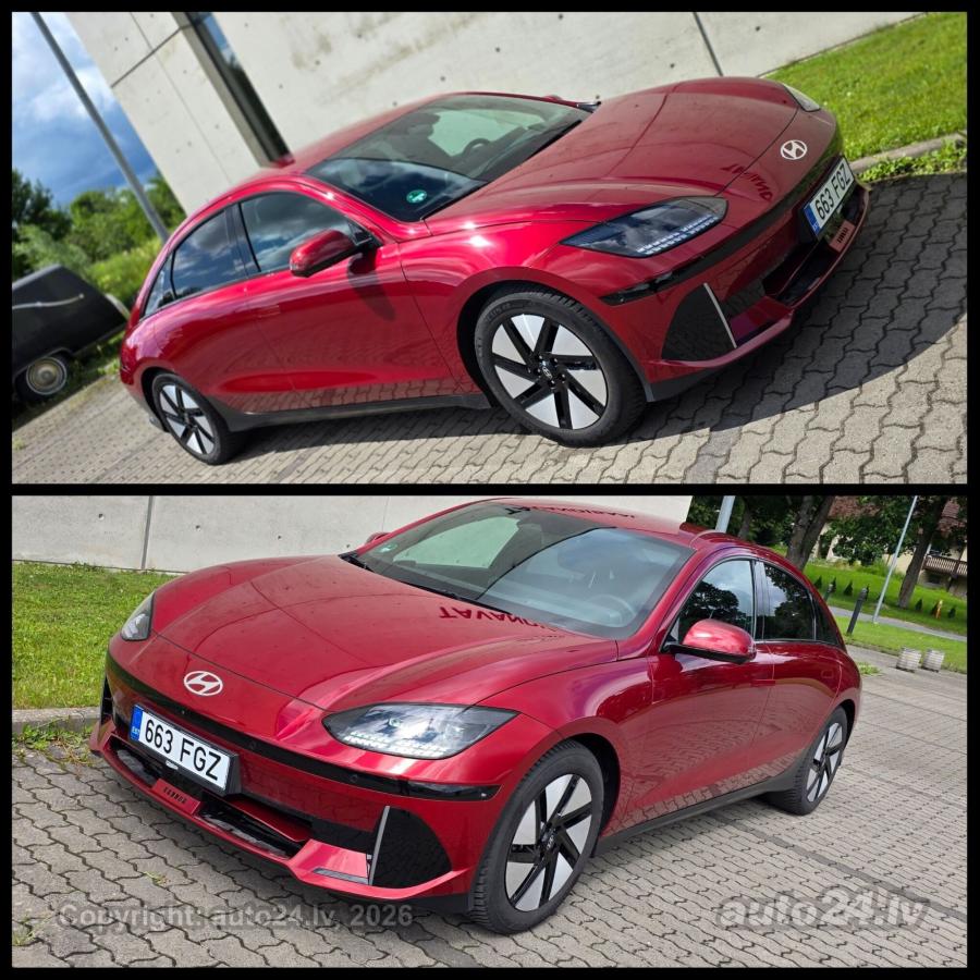 Sarkans Hyundai IONIQ 6 2023 Viljandi, ar dzinēja tilpumu 0.00 L un nobraukumu 12 tūkst. km par 28999 €, foto 23 vietnē AUTOMOTO.COM.LV