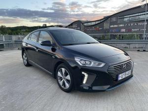 Black Hyundai Ioniq 2018 in Vilnius, with an engine capacity of 1.58 L and mileage of 177 thousand km for 10800 €, photo  on AUTOMOTO.COM.LV