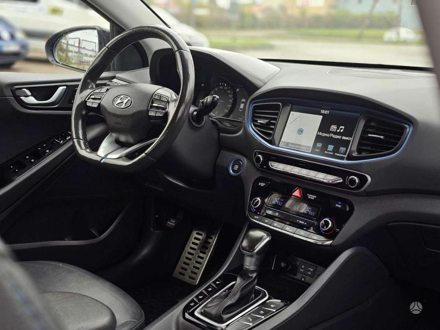 Черный Хендай Ioniq 2018 в Рокишкис, объемом двигателя 1.58 л и пробегом 150 тыс. км за 9950 €, фото 16 на AUTOMOTO.COM.LV