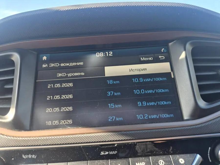 Black Hyundai Ioniq 2019 in Liepaja, with an engine capacity of 0.00 L and mileage of 260 thousand km for 9600 €, photo 12 on AUTOMOTO.COM.LV