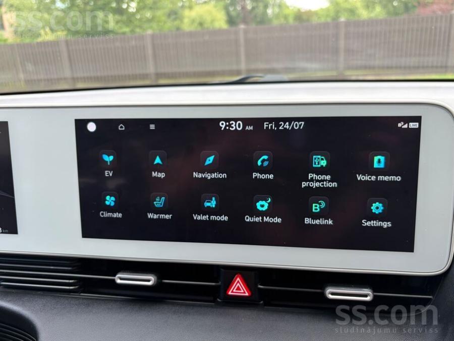 Black Hyundai Ioniq 2023 in Jelgava, with an engine capacity of 0.00 L and mileage of 87 thousand km for 25800 €, photo 12 on AUTOMOTO.COM.LV