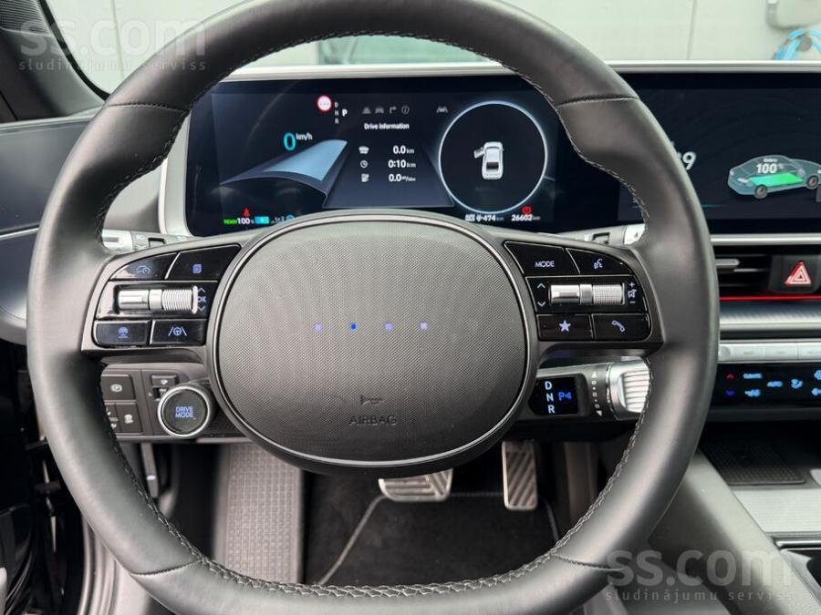 Black Hyundai Ioniq 2024 in Riga, with an engine capacity of 1.80 L and mileage of 27 thousand km for 42000 €, photo 8 on AUTOMOTO.COM.LV