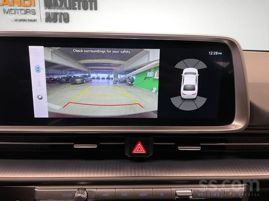 Black Hyundai Ioniq 2024 in Riga, with an engine capacity of 0.00 L and mileage of 12 thousand km for 28990 €, photo 19 on AUTOMOTO.COM.LV