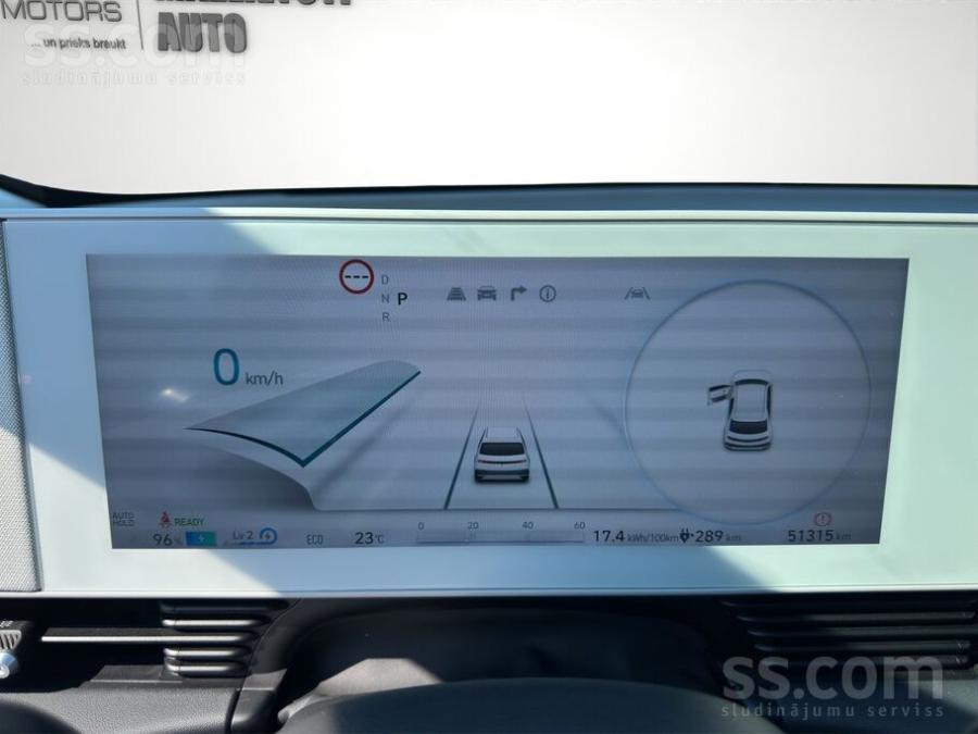 Синий Хендай Ioniq 2023 в Рига, объемом двигателя 1.60 л и пробегом 51 тыс. км за 29990 €, фото 11 на AUTOMOTO.COM.LV