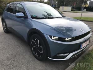 Синий Хендай Ioniq 2023 в Рига, объемом двигателя 1.60 л и пробегом 37 тыс. км за 28950 €, фото  на AUTOMOTO.COM.LV