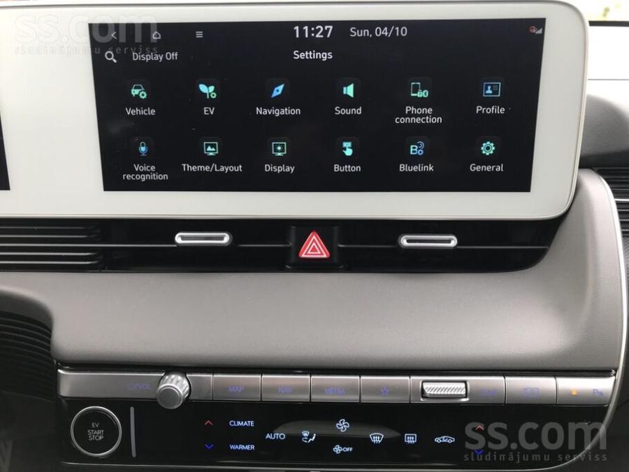 Zils Hyundai Ioniq 2023 Rīga, ar dzinēja tilpumu 1.60 L un nobraukumu 37 tūkst. km par 28950 €, foto 20 vietnē AUTOMOTO.COM.LV
