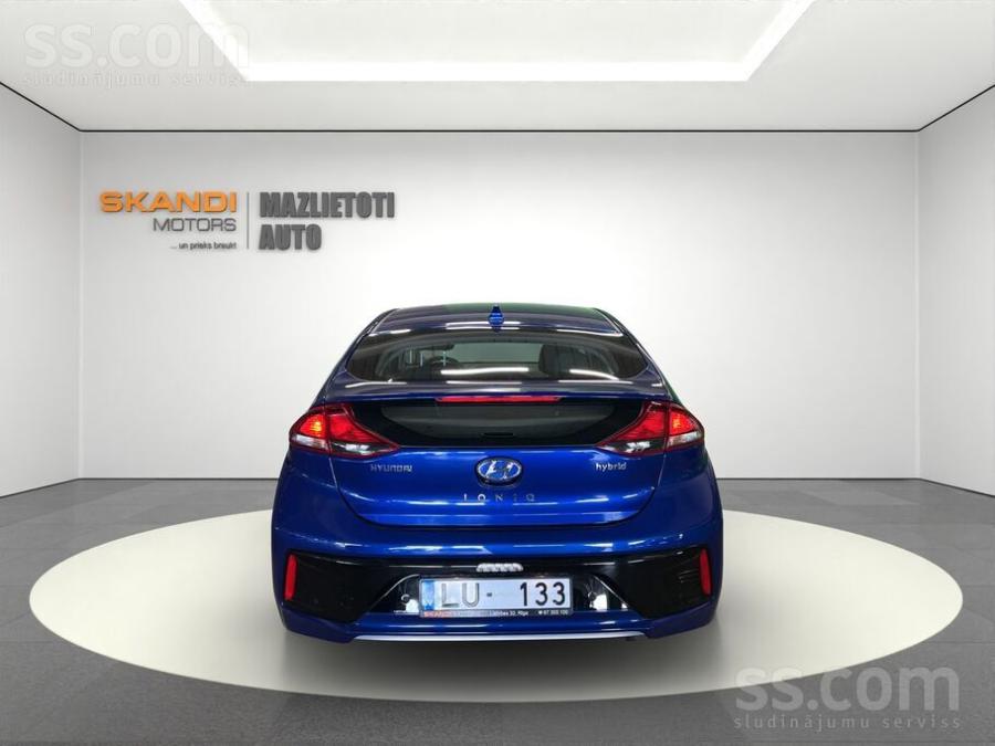 Синий Хендай Ioniq 2018 в Рига, объемом двигателя 1.60 л и пробегом 182 тыс. км за 9490 €, фото 6 на AUTOMOTO.COM.LV