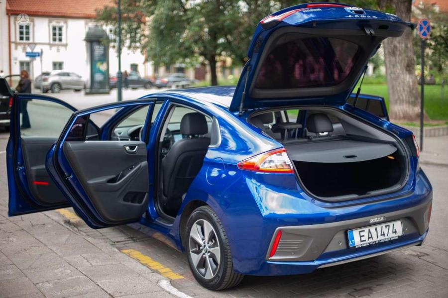 Zils Hyundai Ioniq 2019 Viļņa, ar dzinēja tilpumu 0.00 L un nobraukumu 120 tūkst. km par 12500 €, foto 14 vietnē AUTOMOTO.COM.LV