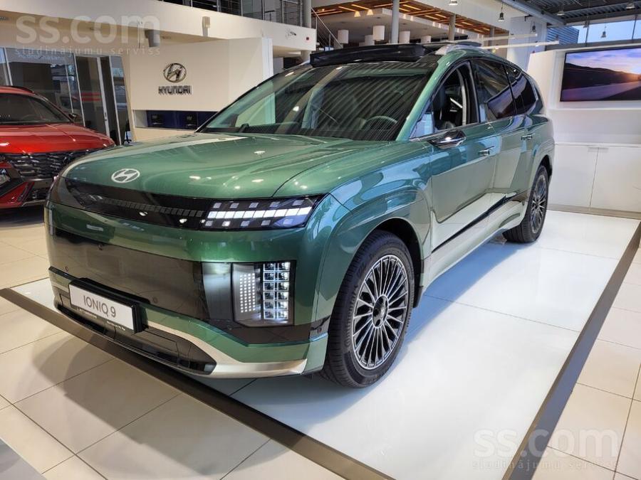 Green Hyundai Ioniq 2026 in Riga, with an engine capacity of 0.00 L and mileage of 16 thousand km for 89999 €, photo 1 on AUTOMOTO.COM.LV