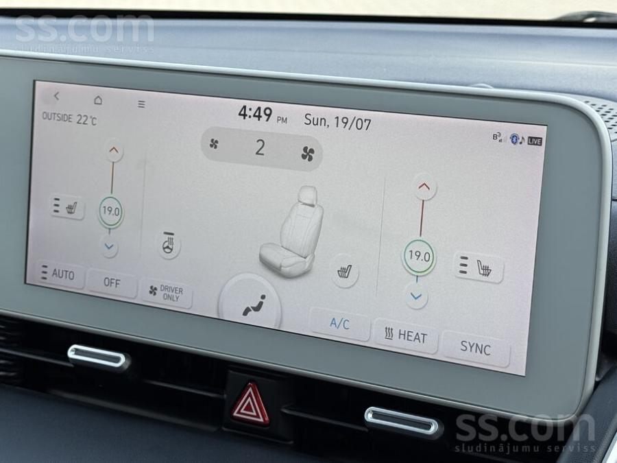 Grey Hyundai Ioniq 2021 in Jelgava, with an engine capacity of 1.60 L and mileage of 69 thousand km for 25800 €, photo 28 on AUTOMOTO.COM.LV