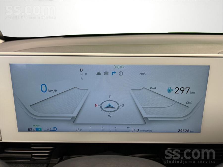 Grey Hyundai Ioniq 2023 in Riga, with an engine capacity of 0.00 L and mileage of 30 thousand km for 33490 €, photo 13 on AUTOMOTO.COM.LV