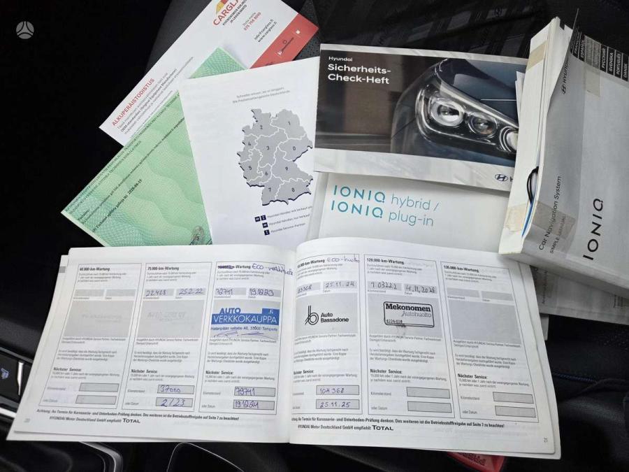 Серый Хендай Ioniq 2017 в Паневежис, объемом двигателя 1.58 л и пробегом 105 тыс. км за 12800 €, фото 16 на AUTOMOTO.COM.LV