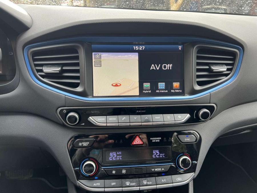 Grey Hyundai Ioniq 2019 in Taurage, with an engine capacity of 1.58 L and mileage of 176 thousand km for 8990 €, photo 20 on AUTOMOTO.COM.LV