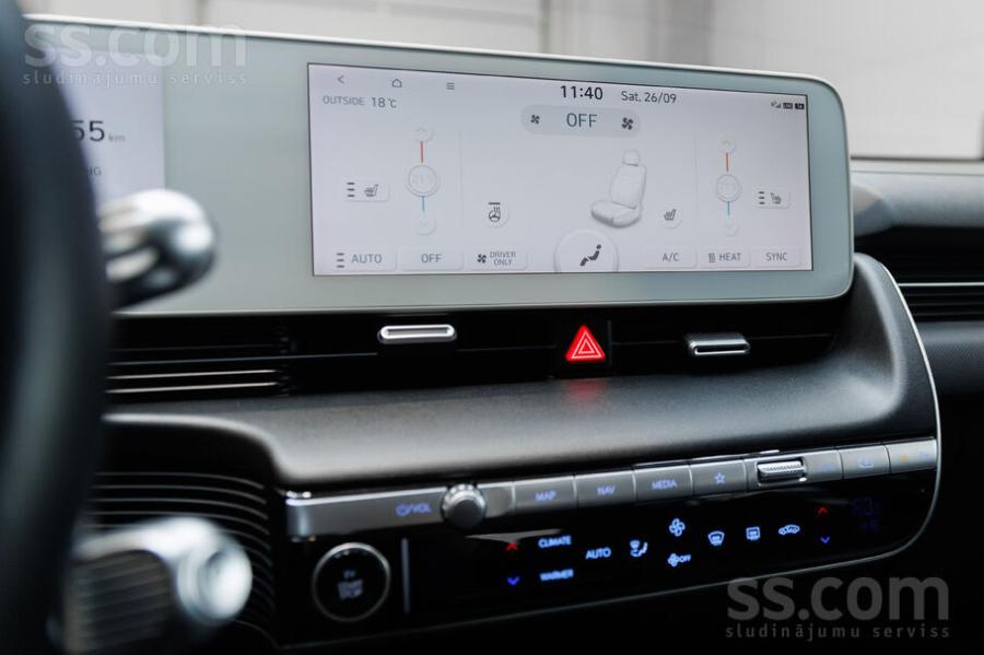 Grey Hyundai Ioniq 2021 in Riga, with an engine capacity of 0.00 L and mileage of 81 thousand km for 24890 €, photo 27 on AUTOMOTO.COM.LV
