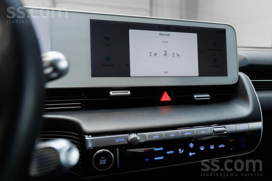 Grey Hyundai Ioniq 2021 in Riga, with an engine capacity of 0.00 L and mileage of 81 thousand km for 24890 €, photo 28 on AUTOMOTO.COM.LV