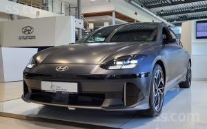 Grey Hyundai Ioniq 2024 in Riga, with an engine capacity of 0.00 L and mileage of 18 thousand km for 53379 €, photo  on AUTOMOTO.COM.LV
