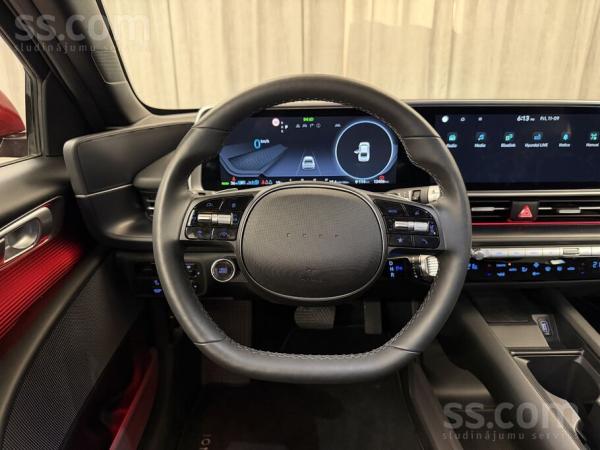 Red Hyundai Ioniq 2023 in Riga, with an engine capacity of 0.00 L and mileage of 12 thousand km for 26990 €, photo 10 on AUTOMOTO.COM.LV
