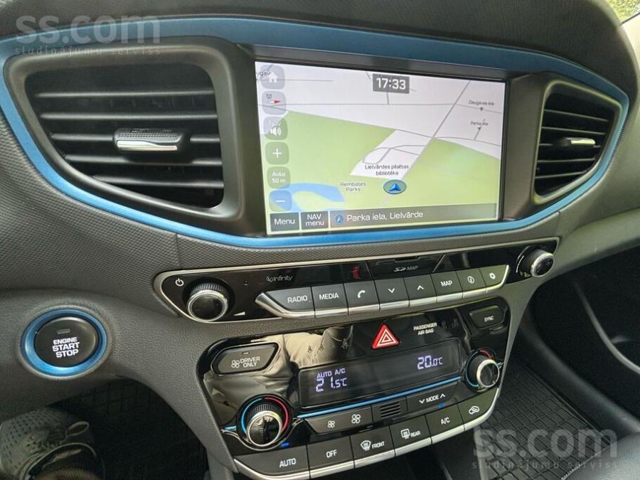 Белый Хендай Ioniq 2016 в Огре, объемом двигателя 1.60 л и пробегом 182 тыс. км за 11499 €, фото 20 на AUTOMOTO.COM.LV