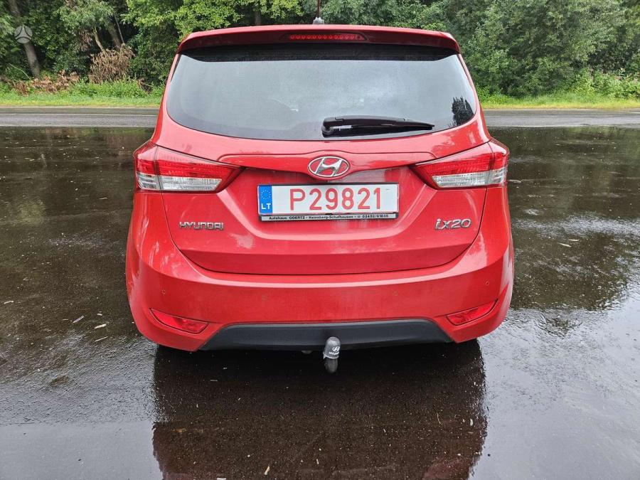Sarkans Hyundai ix20 2017 Kauņa, ar dzinēja tilpumu 1.60 L un nobraukumu 164 tūkst. km par 5750 €, foto 7 vietnē AUTOMOTO.COM.LV