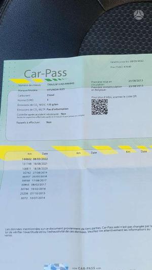 Melns Hyundai ix35 2013 Šauļi, ar dzinēja tilpumu 1.69 L un nobraukumu 184 tūkst. km par 5950 €, foto 15 vietnē AUTOMOTO.COM.LV