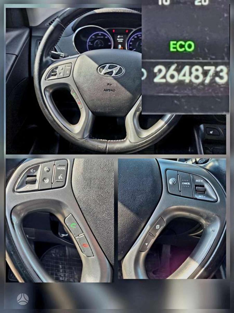 Black Hyundai ix35 2015 in Siauliai, with an engine capacity of 2.00 L and mileage of 265 thousand km for 7500 €, photo 26 on AUTOMOTO.COM.LV