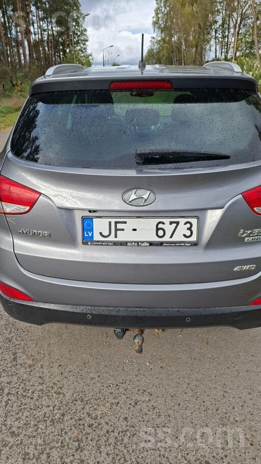 Pelēks Hyundai ix35 2013 Rīga, ar dzinēja tilpumu 2.00 L un nobraukumu 220 tūkst. km par 6200 €, foto 13 vietnē AUTOMOTO.COM.LV