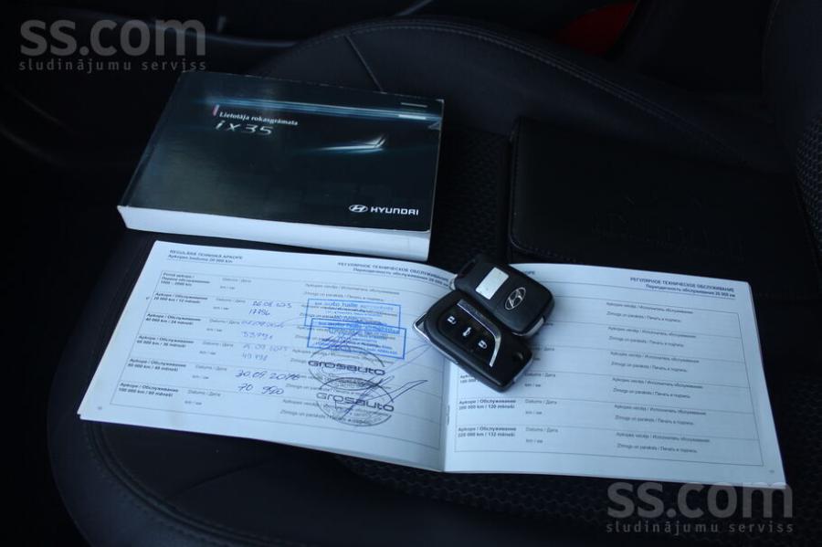 Balts Hyundai ix35 2012 Rīga, ar dzinēja tilpumu 2.00 L un nobraukumu 240 tūkst. km par 5700 €, foto 64 vietnē AUTOMOTO.COM.LV