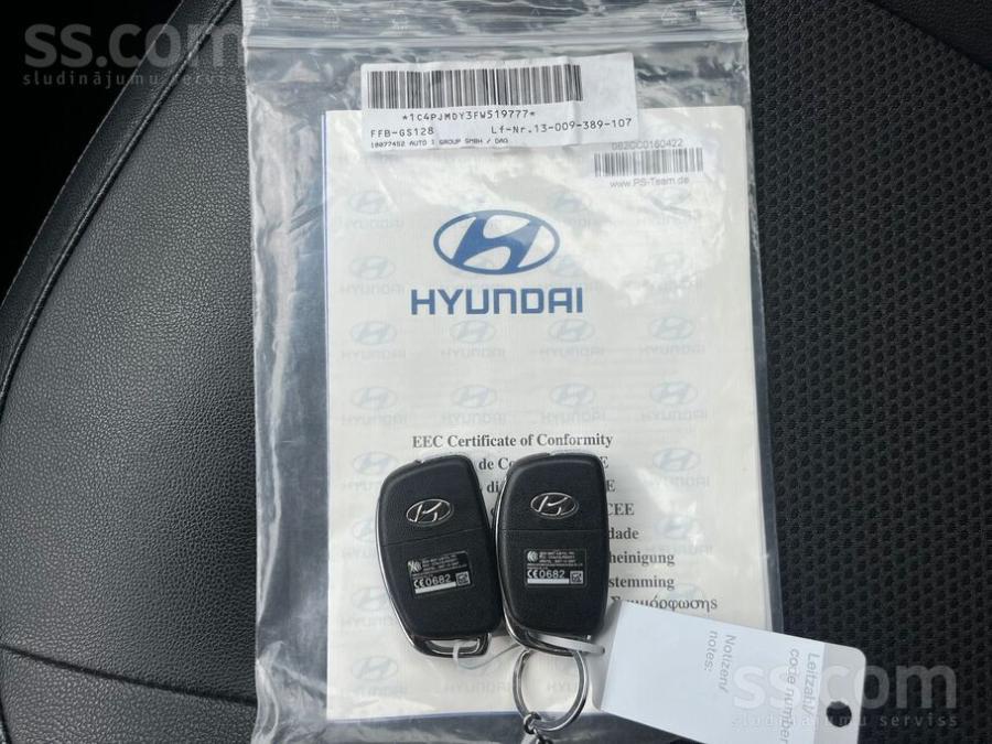Balts Hyundai ix35 2015 Rīga, ar dzinēja tilpumu 1.60 L un nobraukumu 106 tūkst. km par 9600 €, foto 26 vietnē AUTOMOTO.COM.LV