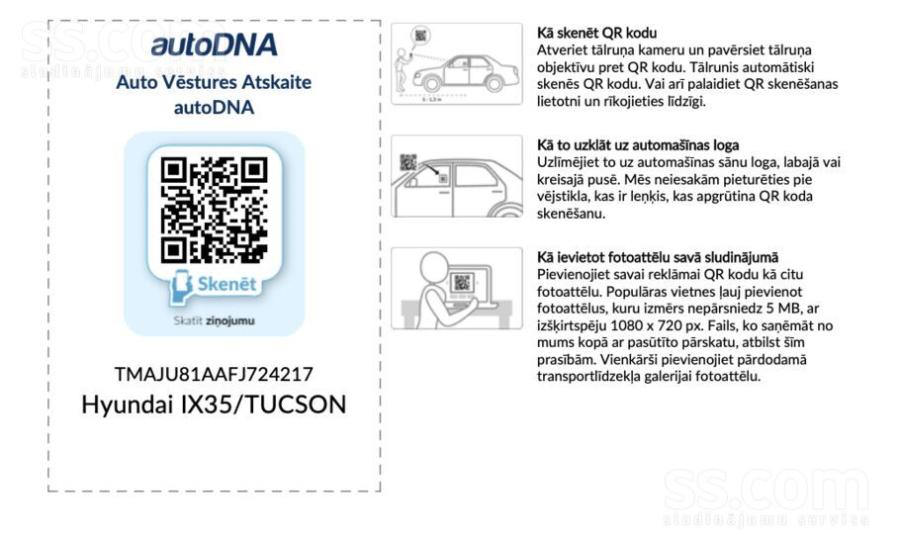 Balts Hyundai ix35 2015 Rīga, ar dzinēja tilpumu 1.60 L un nobraukumu 106 tūkst. km par 9600 €, foto 28 vietnē AUTOMOTO.COM.LV