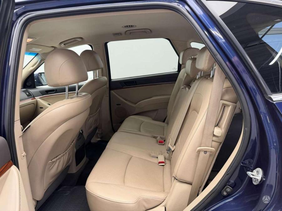 Blue Hyundai Ix55 2009 in Panevezys, with an engine capacity of 2.96 L and mileage of 339 thousand km for 4890 €, photo 14 on AUTOMOTO.COM.LV