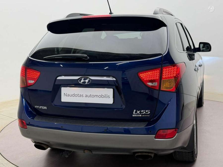 Blue Hyundai Ix55 2009 in Panevezys, with an engine capacity of 2.96 L and mileage of 339 thousand km for 4890 €, photo 38 on AUTOMOTO.COM.LV