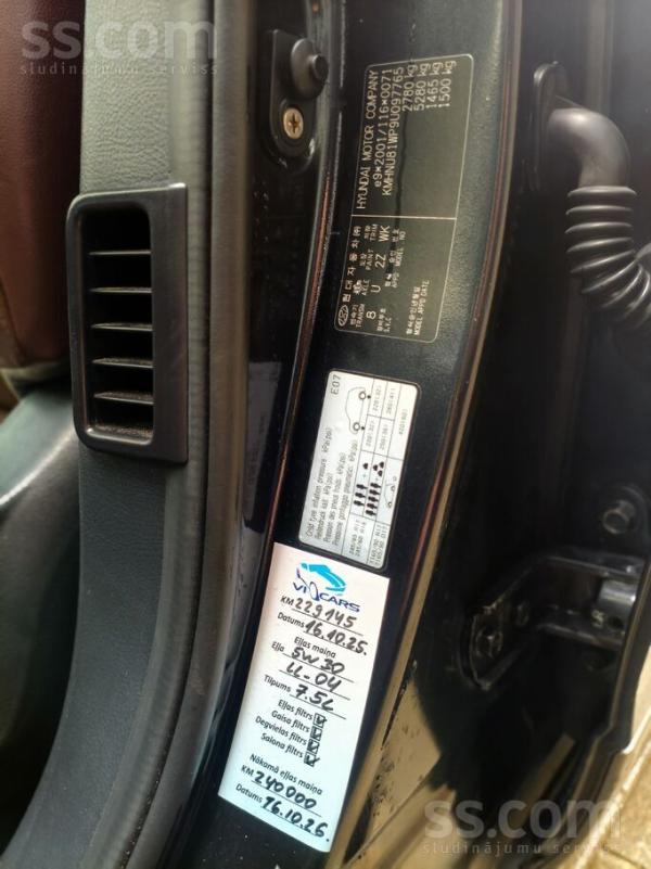 Pelēks Hyundai Ix55 2009 Preiļi, ar dzinēja tilpumu 3.00 L un nobraukumu 237 tūkst. km par 5500 €, foto 10 vietnē AUTOMOTO.COM.LV