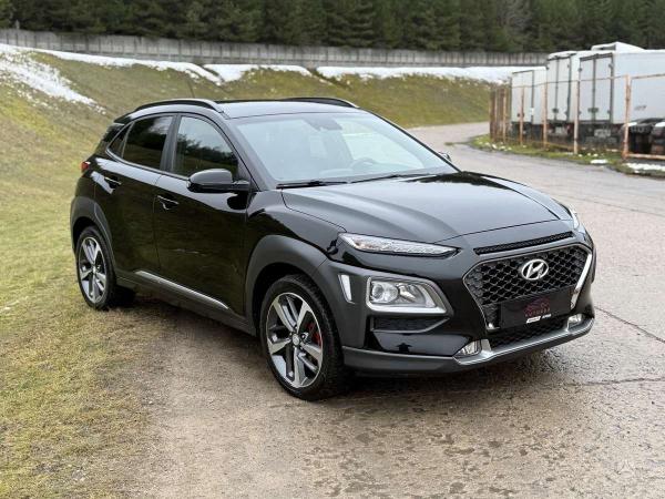 Black Hyundai Kona 2019 in Vilnius, with an engine capacity of 1.60 L and mileage of 130 thousand km for 12750 €, photo 4 on AUTOMOTO.COM.LV