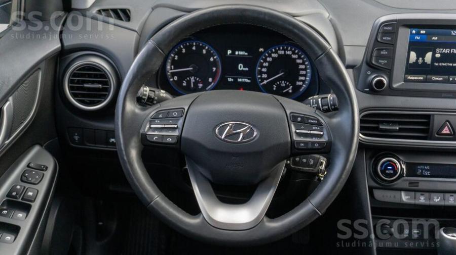 Melns Hyundai Kona 2019 Rīga, ar dzinēja tilpumu 1.60 L un nobraukumu 142 tūkst. km par 14490 €, foto 15 vietnē AUTOMOTO.COM.LV