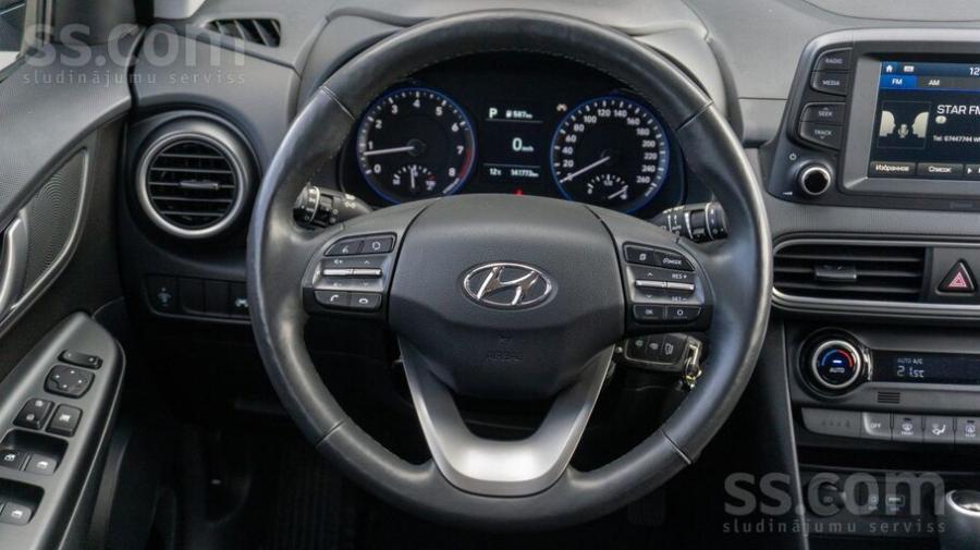 Melns Hyundai Kona 2019 Rīga, ar dzinēja tilpumu 1.60 L un nobraukumu 142 tūkst. km par 12590 €, foto 14 vietnē AUTOMOTO.COM.LV