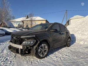 Black Hyundai Kona 2021 in Radviliskis, with an engine capacity of 0.00 L and mileage of 96 thousand km for 11350 €, photo  on AUTOMOTO.COM.LV