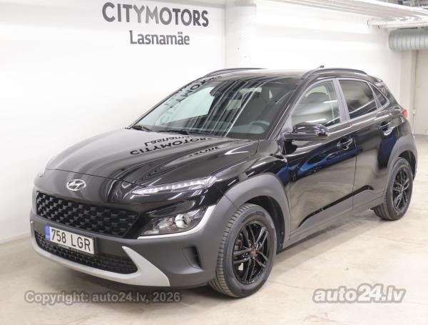 Melns Hyundai Kona 2022 Tallina, ar dzinēja tilpumu 1.00 L un nobraukumu 36 tūkst. km par 14900 €, foto  vietnē AUTOMOTO.COM.LV