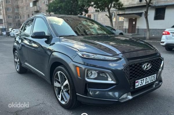Black Hyundai Kona 2025 in Rakvere, with an engine capacity of 13.10 L and mileage of 75 thousand km for 30000 €, photo 1 on AUTOMOTO.COM.LV