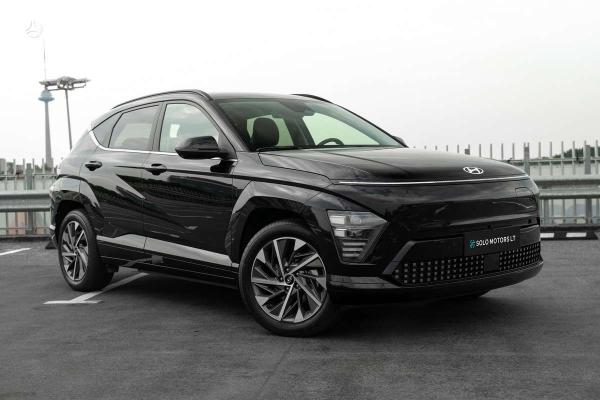 Black Hyundai Kona 2025 in Vilnius, with an engine capacity of 0.00 L and mileage of 5 thousand km for 32000 €, photo 8 on AUTOMOTO.COM.LV