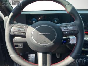 Black Hyundai Kona 2026 in Riga, with an engine capacity of 0.00 L and mileage of 0 thousand km for 43990 €, photo 11 on AUTOMOTO.COM.LV