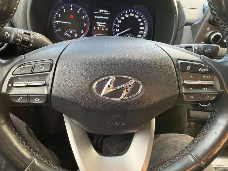 Melns Hyundai Kona 2018 Marijampole, ar dzinēja tilpumu 1.00 L un nobraukumu 216 tūkst. km par 7350 €, foto 13 vietnē AUTOMOTO.COM.LV