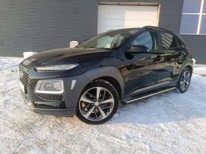 Black Hyundai Kona 2019 in Taurage, with an engine capacity of 1.00 L and mileage of 122 thousand km for 9799 €, photo 2 on AUTOMOTO.COM.LV