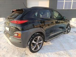 Black Hyundai Kona 2019 in Taurage, with an engine capacity of 1.00 L and mileage of 122 thousand km for 9799 €, photo 10 on AUTOMOTO.COM.LV